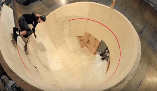 Tony Hawk skates world’s first horizontal loop